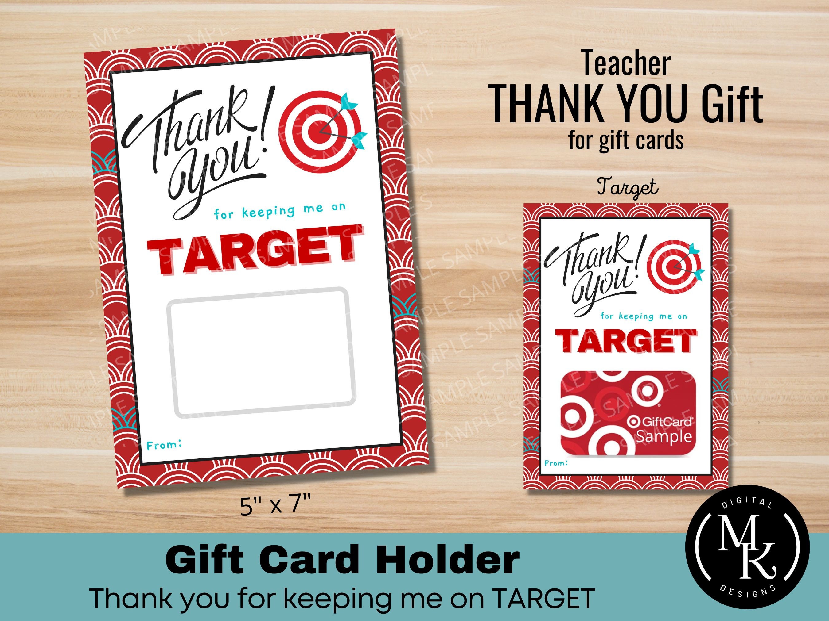 Printable Target Gift Card