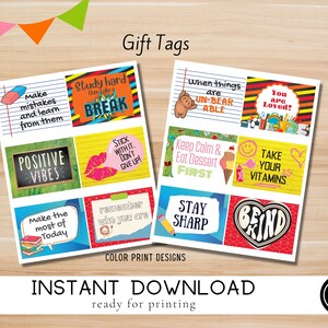 School Survival Cards Printables College Survival Kit Treat - Etsy