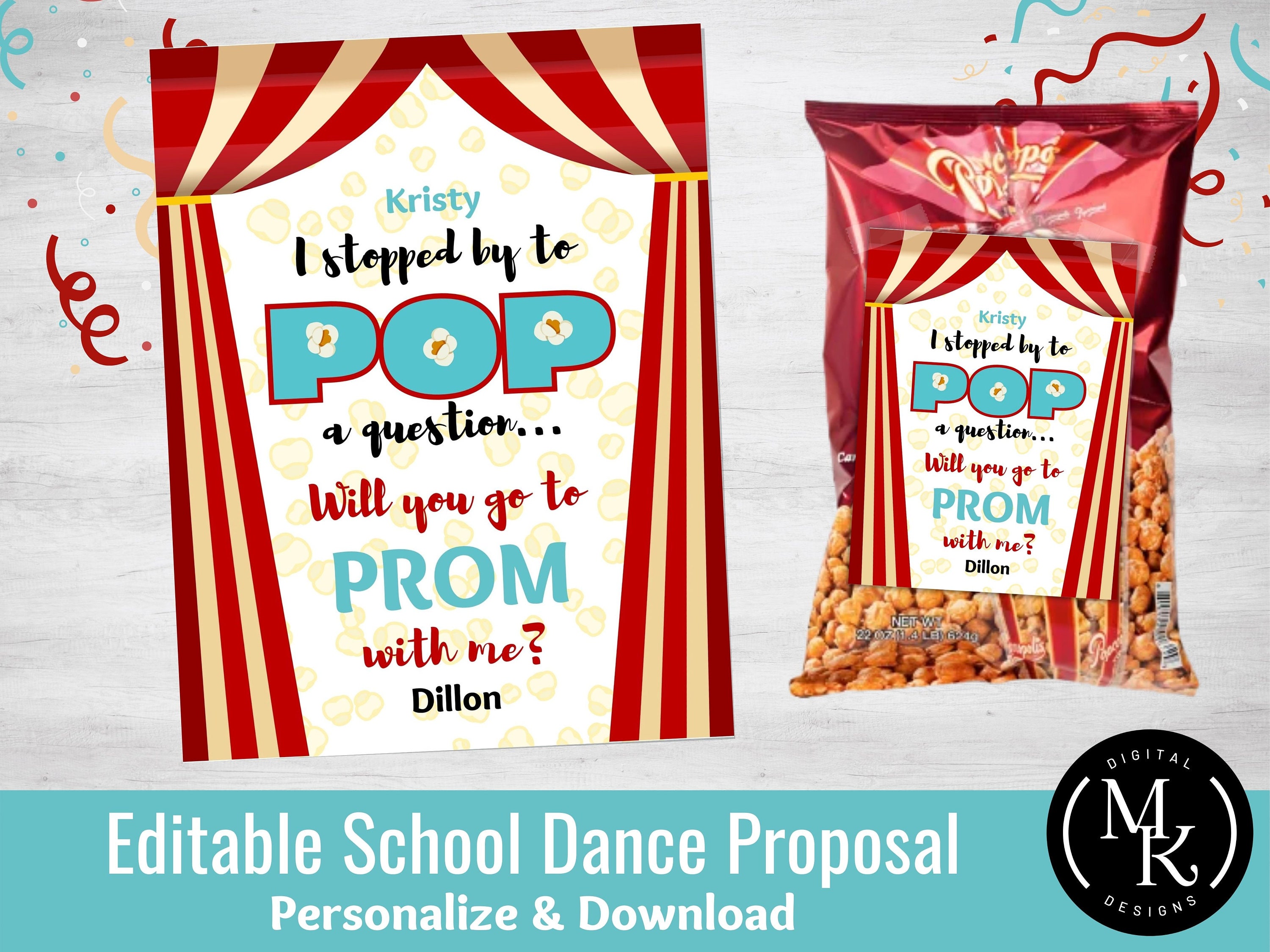 Ring Pop Prom Proposal