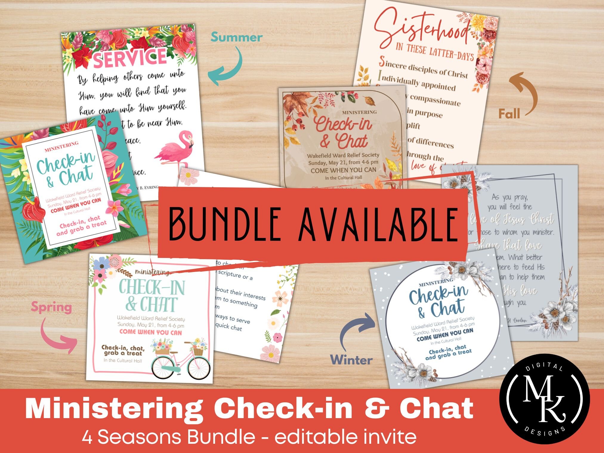 Ministering Interview Invitation and Handout- Fall, Autumn- LDS Relief ...