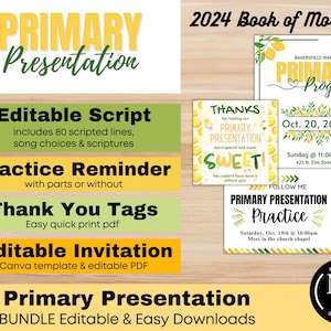 Lds Primary Program - Etsy