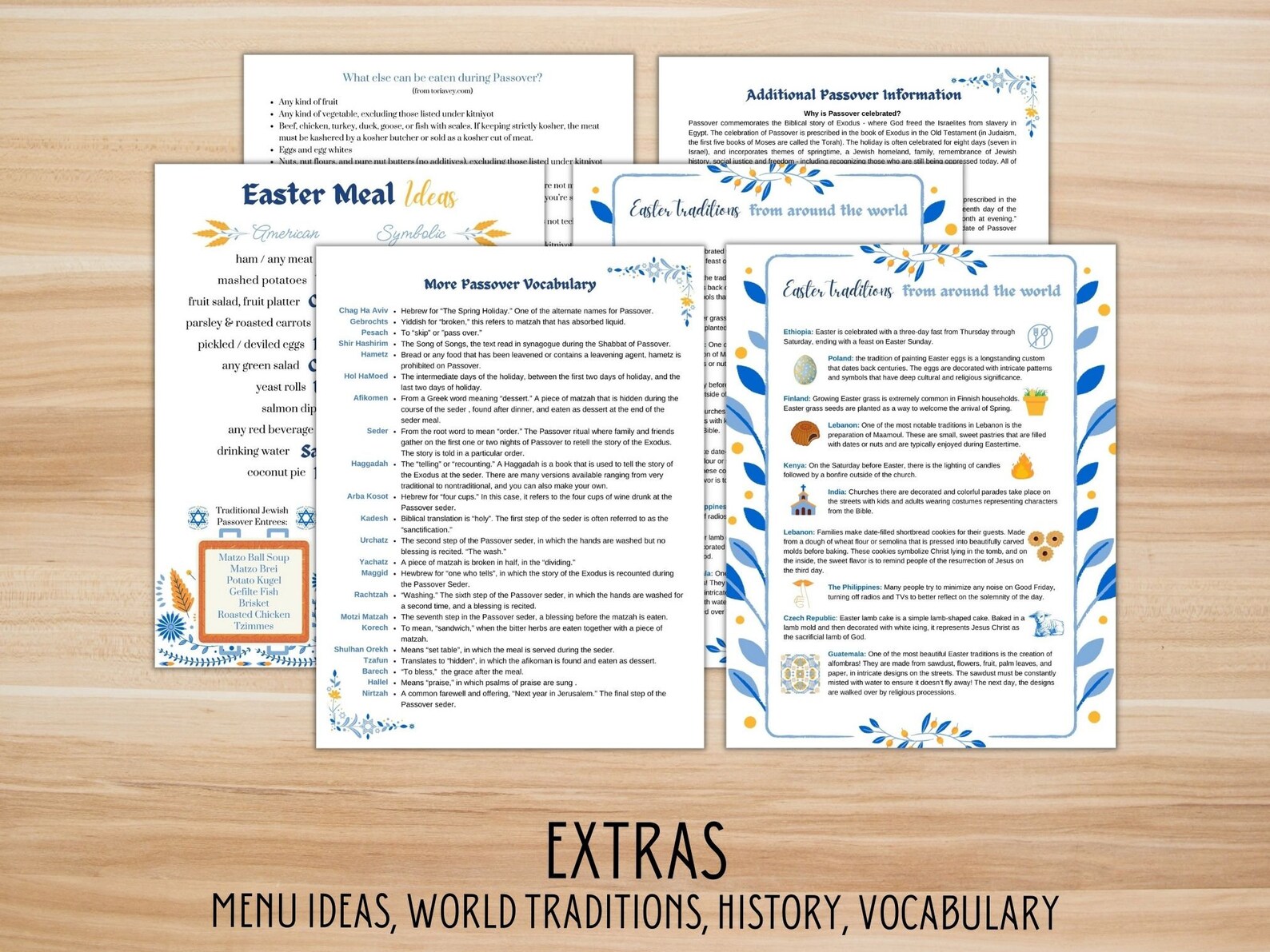 Simplified Christian Seder Haggadah Script, the Last Supper, Passover ...