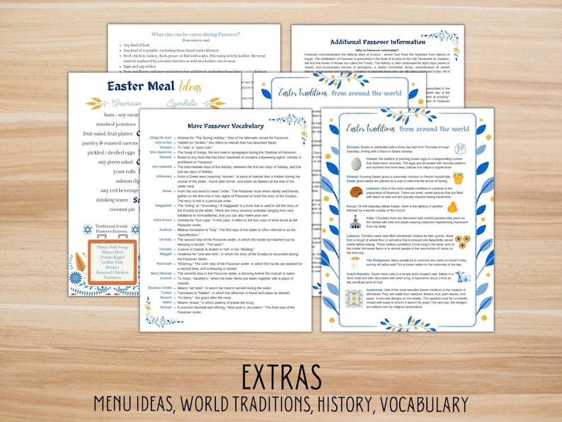 Simplified Christian Seder Haggadah Script, the Last Supper, Passover ...