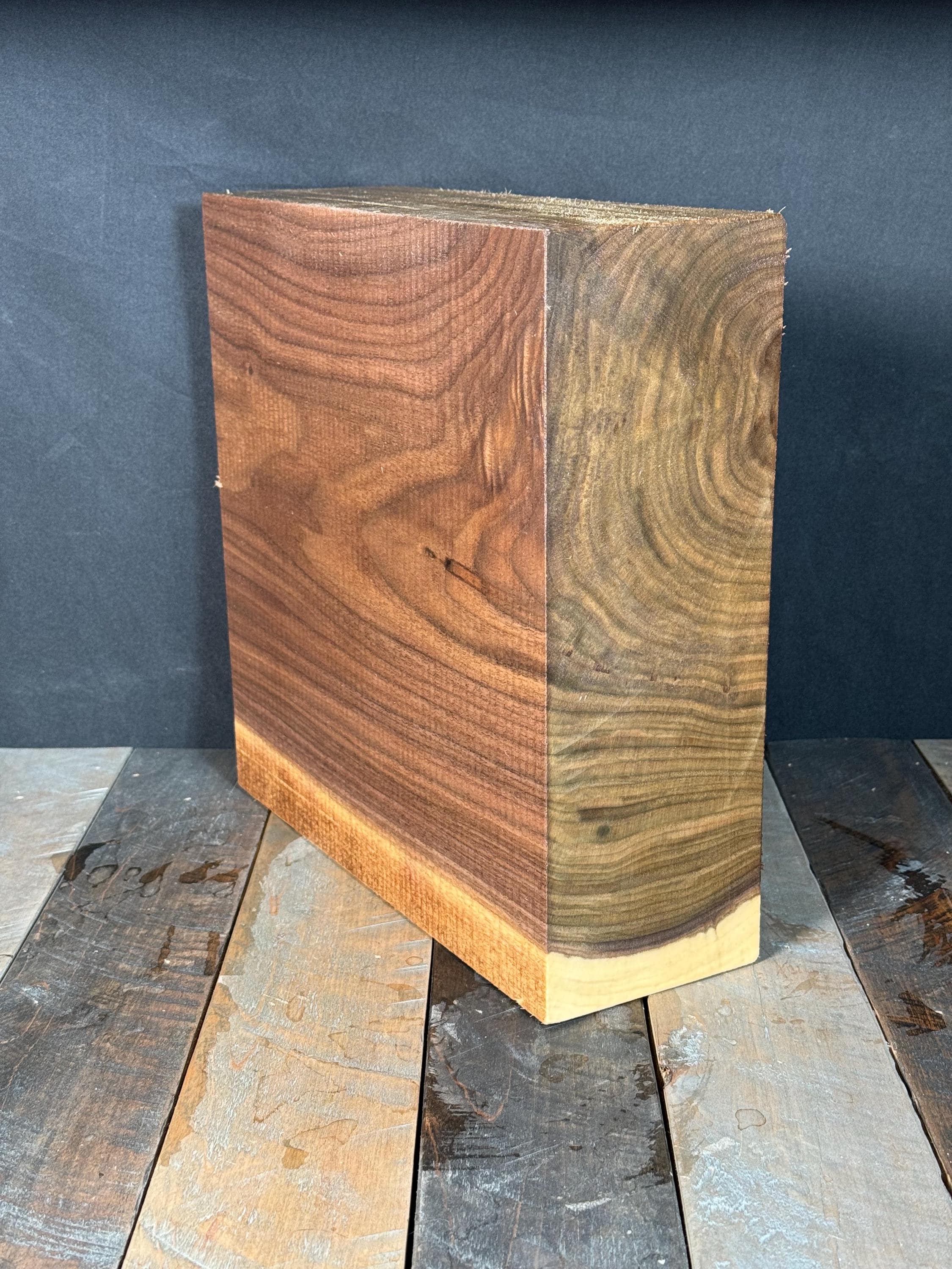 12”x12”x4” Black Walnut Turning Blank Large Turning Blank Salad Bowl ...