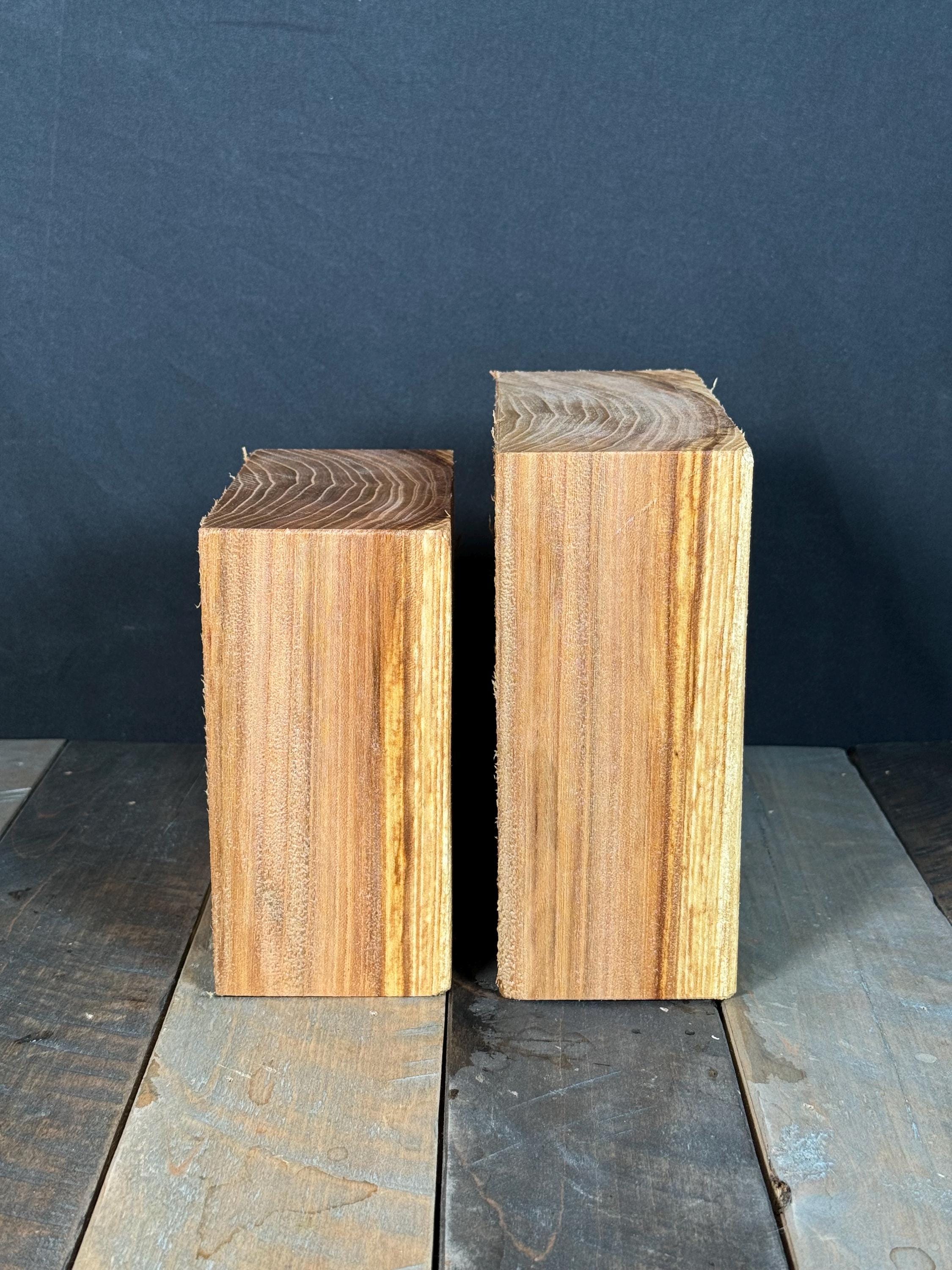 6”x6”x3” or 7”x7”x3” Red Elm Bowl Blank DIY Turning Plank Lathe Turning ...