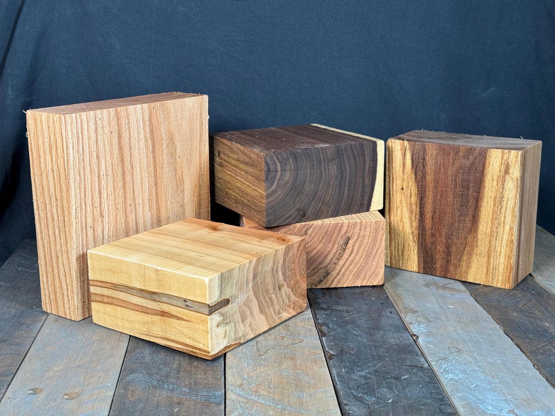 American Hardwood Turning Blankswalnut Red Oak Maple Red Elm Blanks DIY ...