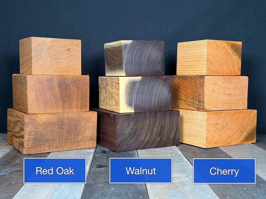 Wood Turning Blank Walunt Cherry Red Oak Wood Blanks Hardwood Blanks ...