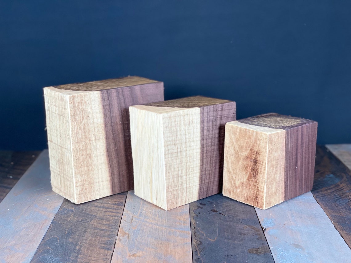 Walnut Bowl Turning Blanks Hardwood Blanks Dark Wood Carving Block Wood ...