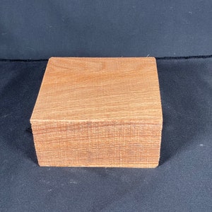 Wood Turning Blank Red Oak 6”x6”x3” Wood Blank Oak Wood Carving Block ...