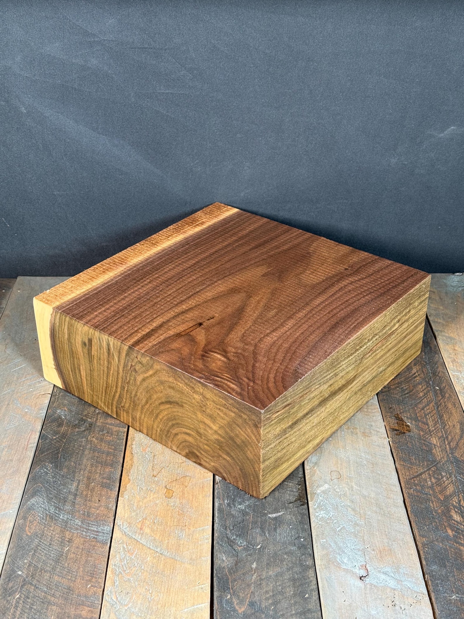 12”x12”x4” Black Walnut Turning Blank Large Turning Blank Salad Bowl ...