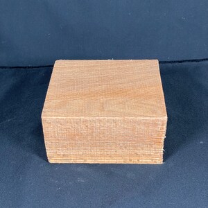 Wood Turning Blank Red Oak 6”x6”x3” Wood Blank Oak Wood Carving Block ...