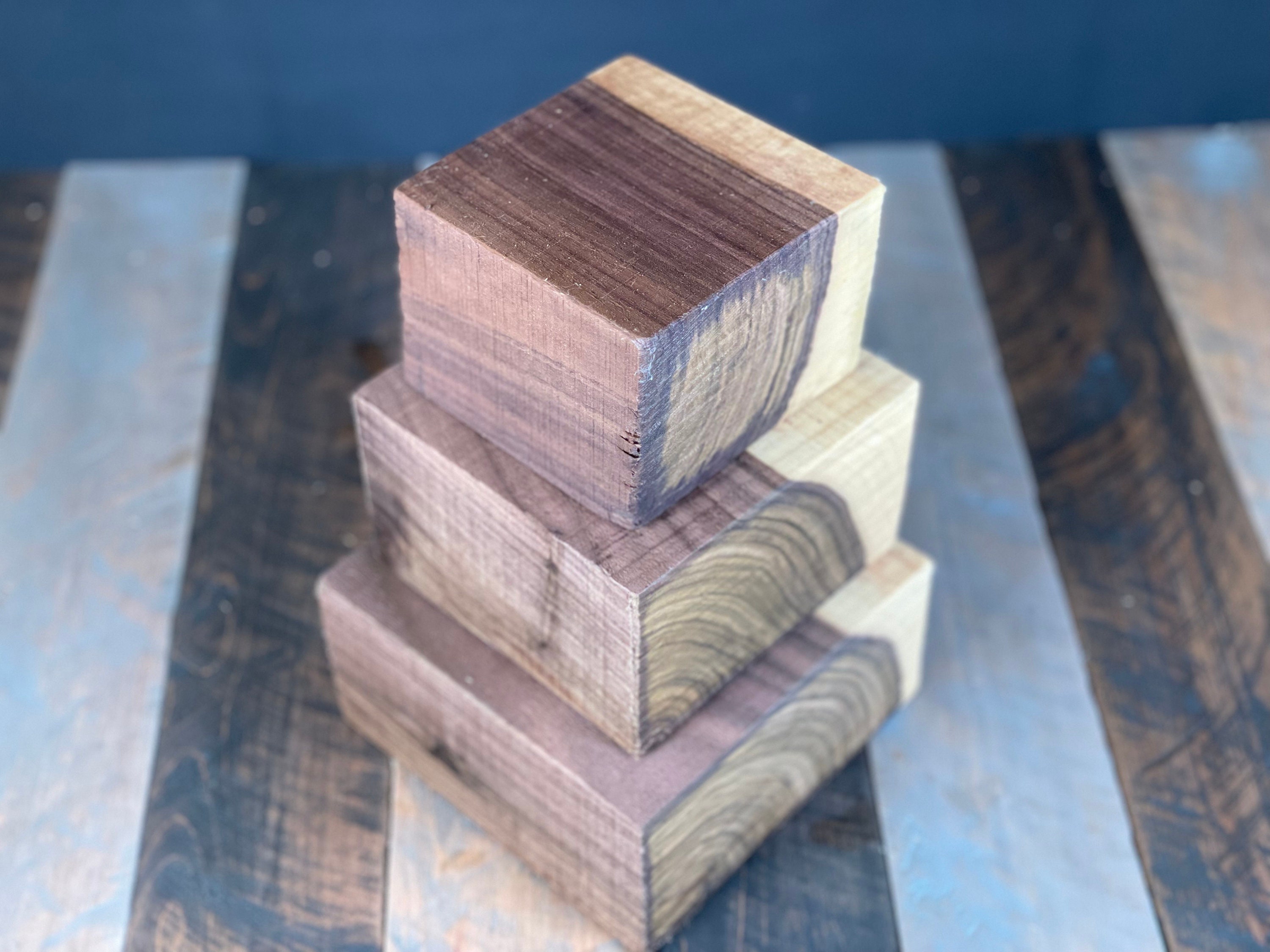 Walnut Bowl Turning Blanks Hardwood Blanks Dark Wood Carving Block Wood ...