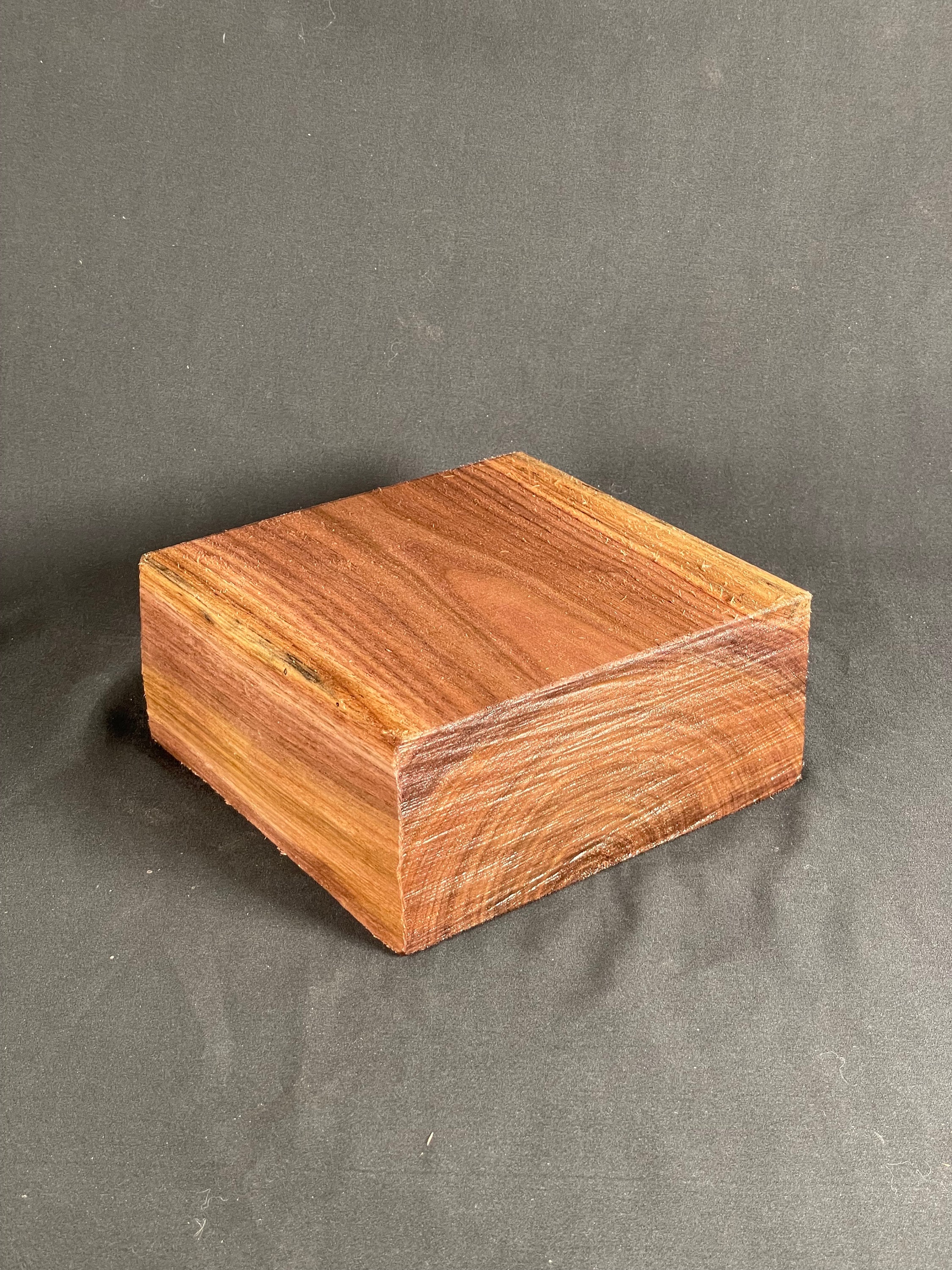 Walnut Dark Wood Turning Blank Wood Block 7 by 7 by 3 Bowl Blank Black ...