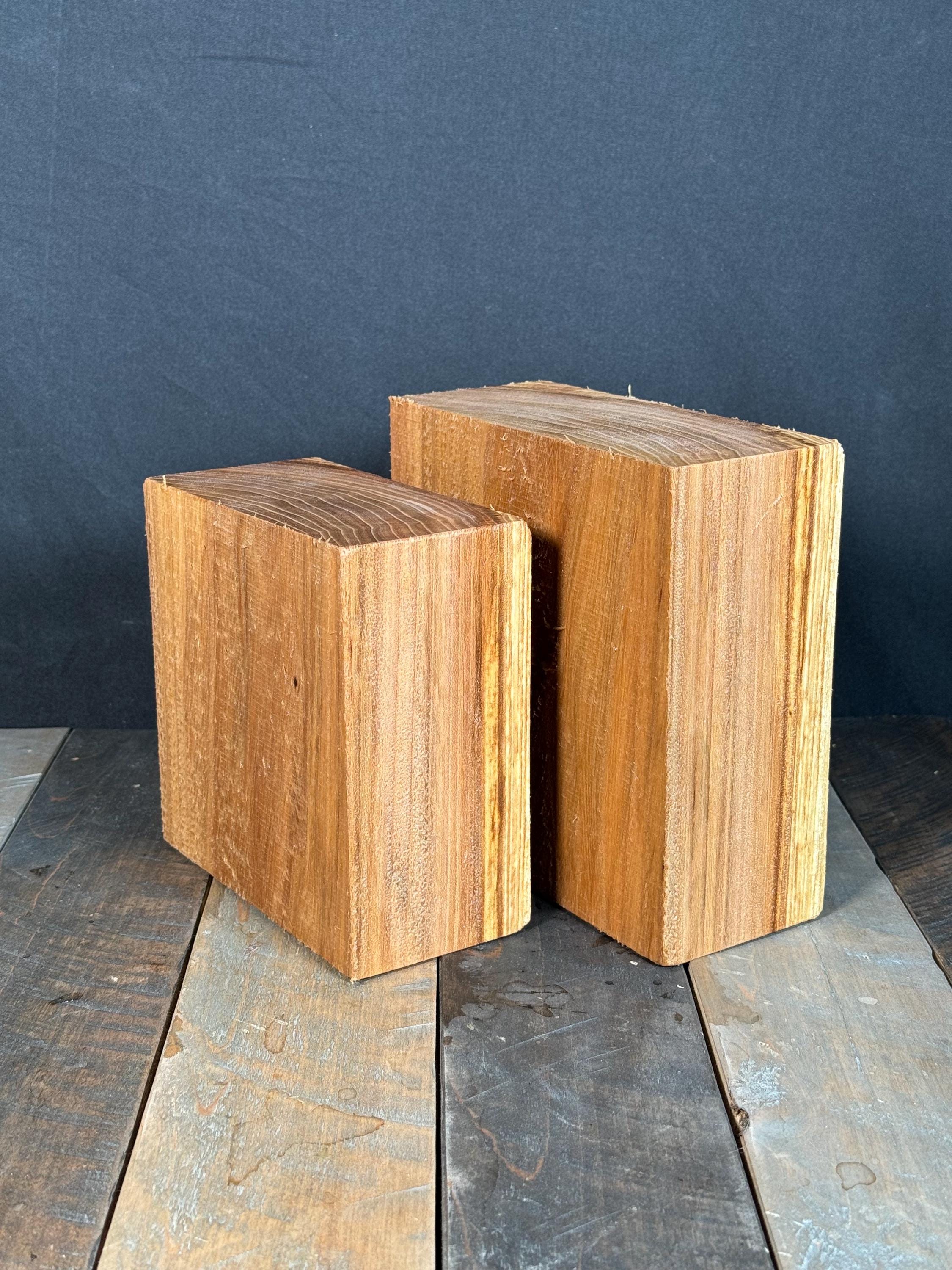 6”x6”x3” or 7”x7”x3” Red Elm Bowl Blank DIY Turning Plank Lathe Turning ...