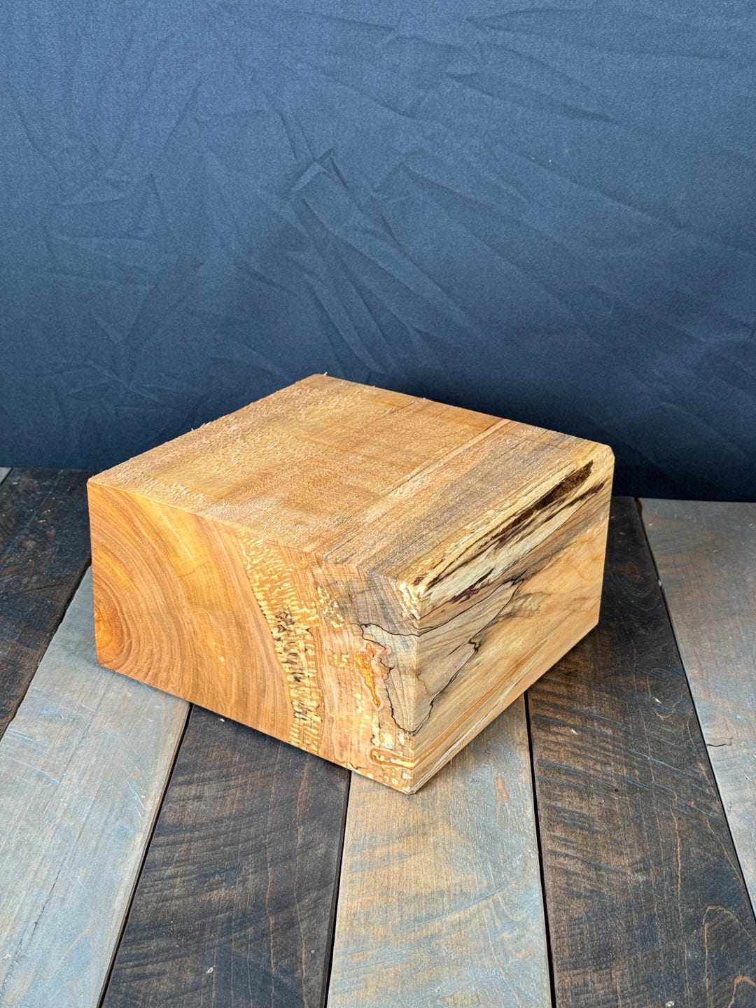 Large Brown Maple Bowl Blank 8”x8”x4” Hardwood Turning Blank Lathe ...