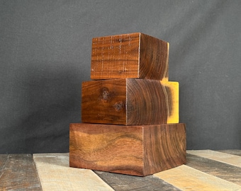 Circle Walnut Bowl Turning Blanks 7”by7”by3” Blanks Dark Wood Carving ...