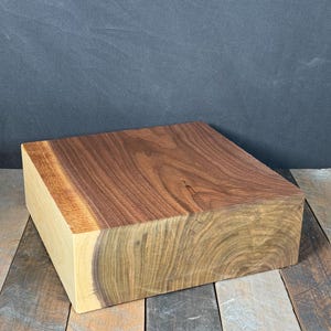 12”x12”x4” Black Walnut Turning Blank Large Turning Blank Salad Bowl ...