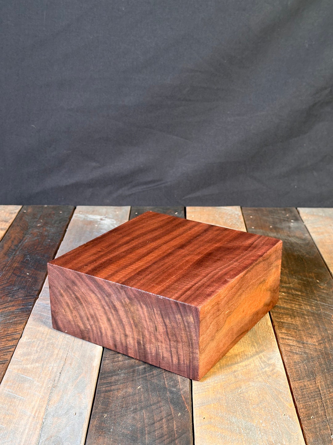 Walnut Dark Wood Turning Blank Wood Block 7”x 7”x3” Bowl Blank Black ...