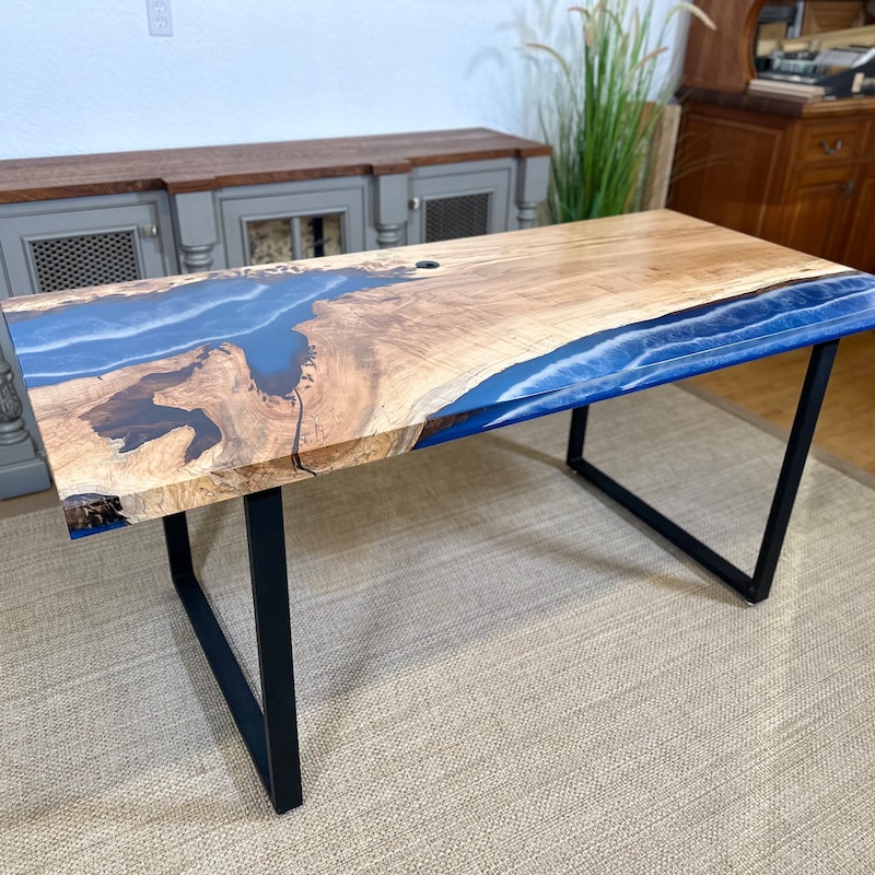 Epoxy Desk - Etsy