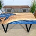 Epoxy Spalted Maple Ocean Desk Made to Order Tropical Designs Ocean ...