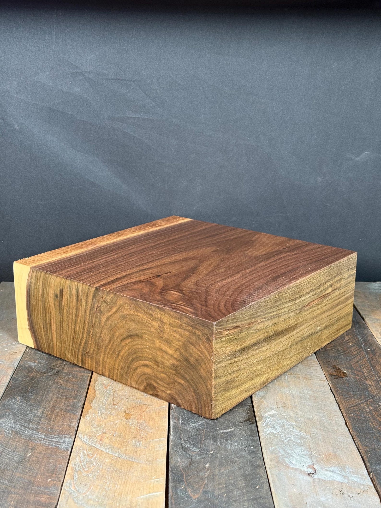 12”x12”x4” Black Walnut Turning Blank Large Turning Blank Salad Bowl ...