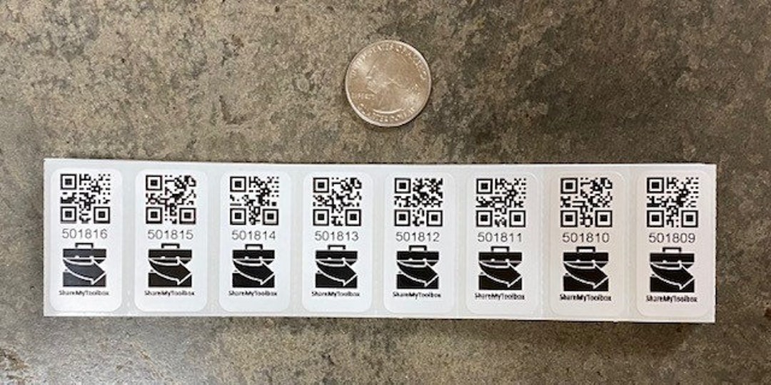 QR Tags Small Polyester 1.5x.75 - Etsy