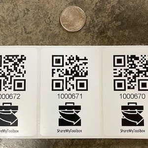 QR Tags Large Polyester (2"x3") - Etsy