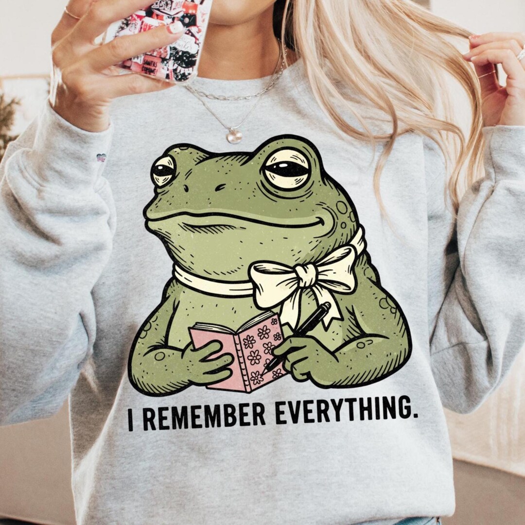 Funny Frog PNG Sarcastic Frog Shirt Design Unhinged Humor Digital ...
