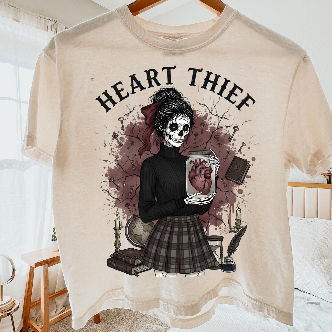 Heart Thief Skeleton PNG, Dark Academia Valentine Design, Gothic ...