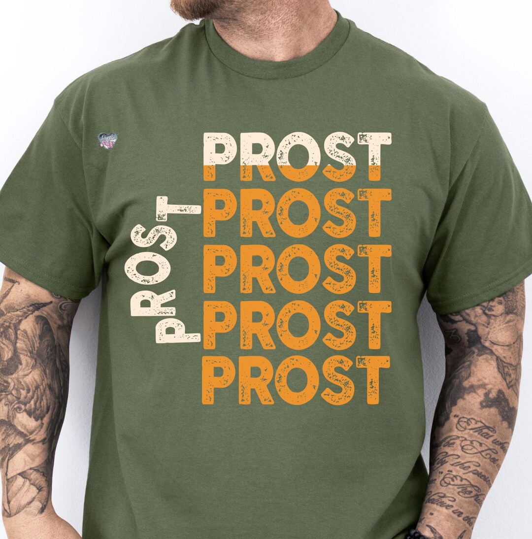 Prost German Beer Stein Mens Shirt PNG Oktober Festival Bachelor Stag ...