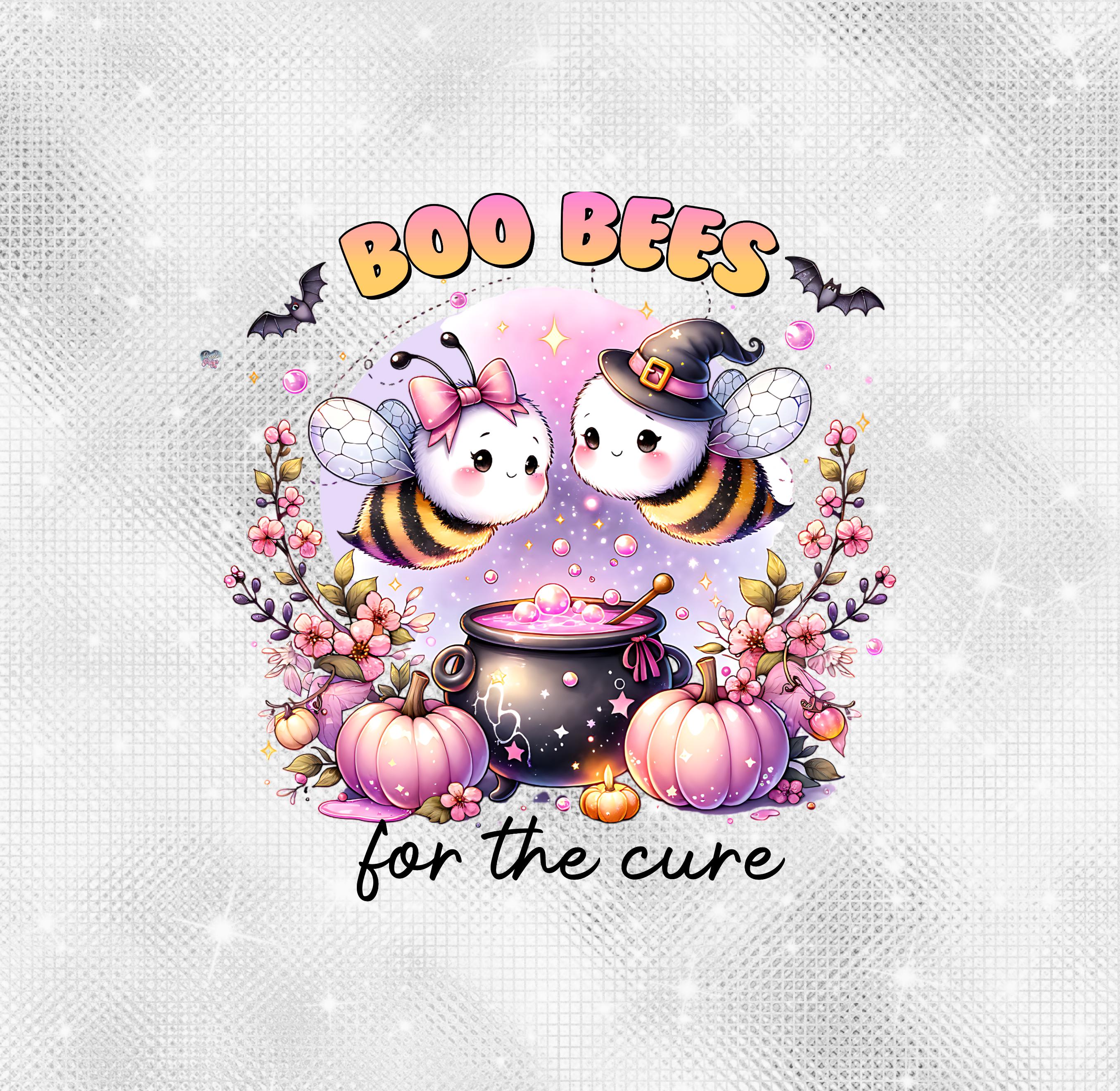 Boo Bees for the Cure PNG Breast Cancer Awareness Halloween Shirt ...