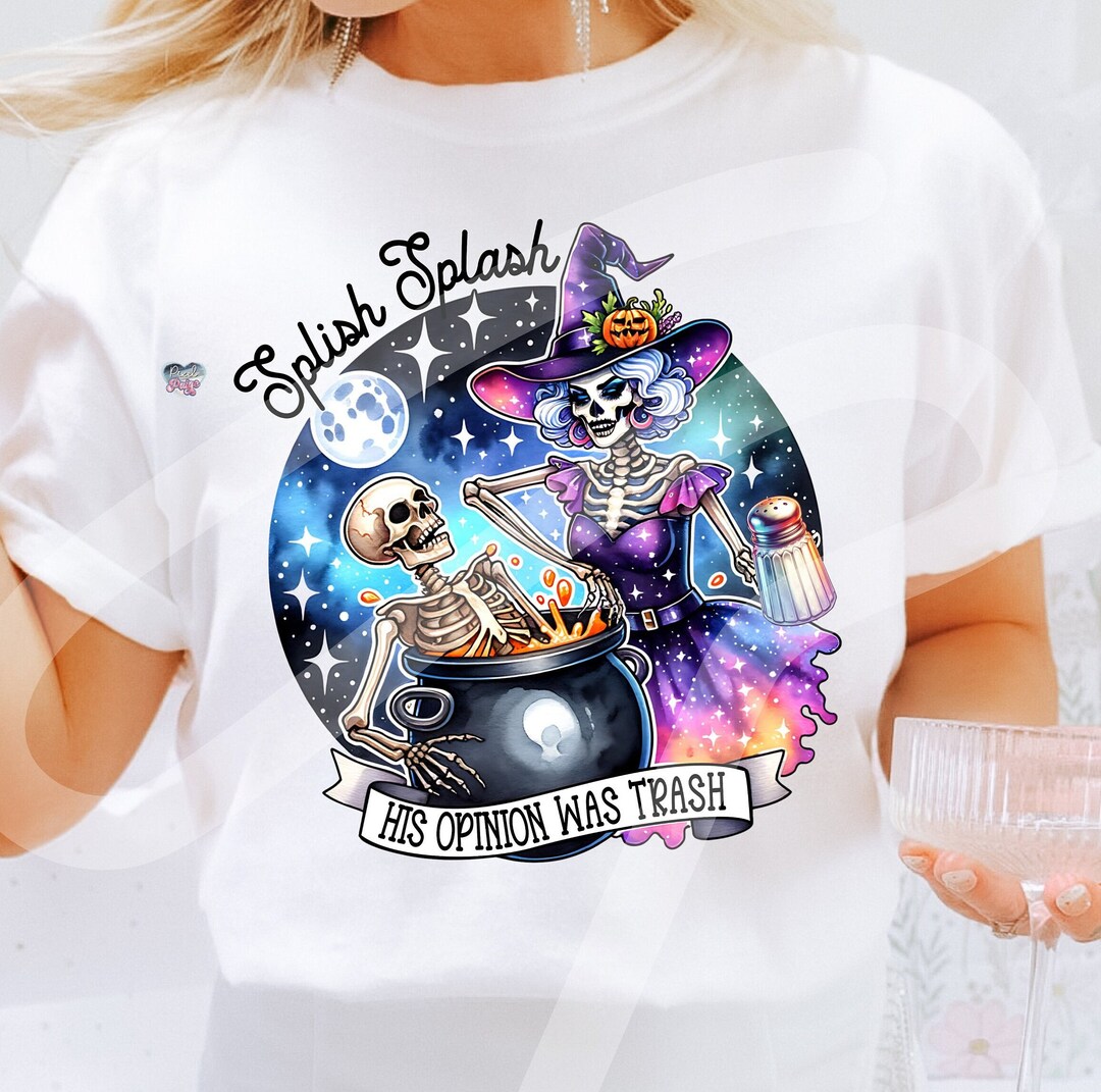 Sarcastic Snarky Skeleton Witch PNG Unhinged Break up PNG Trendy ...