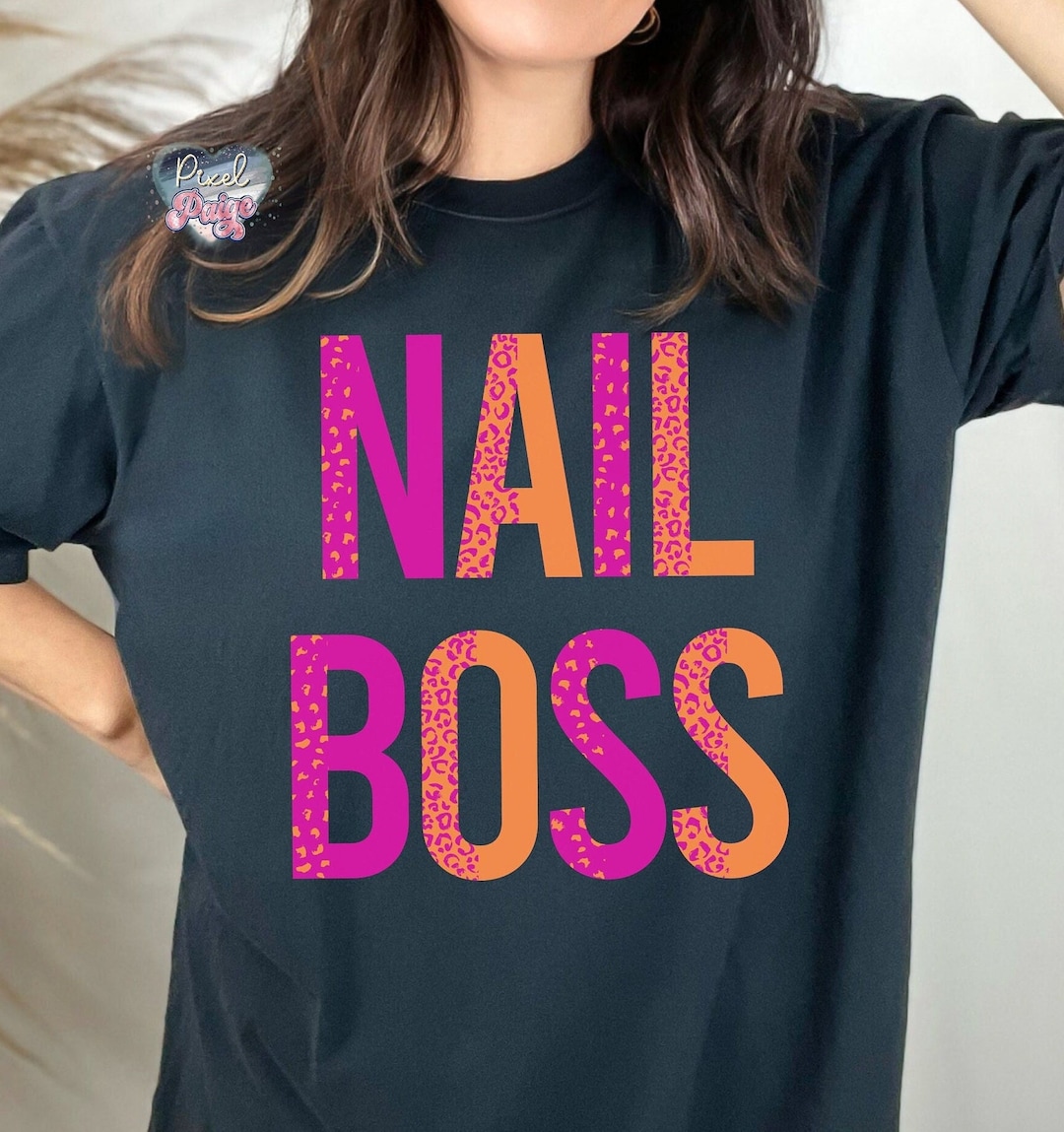 Nail Boss Png Leopard Nail Tech Png Manicurist Png Nail Specialist Nail ...