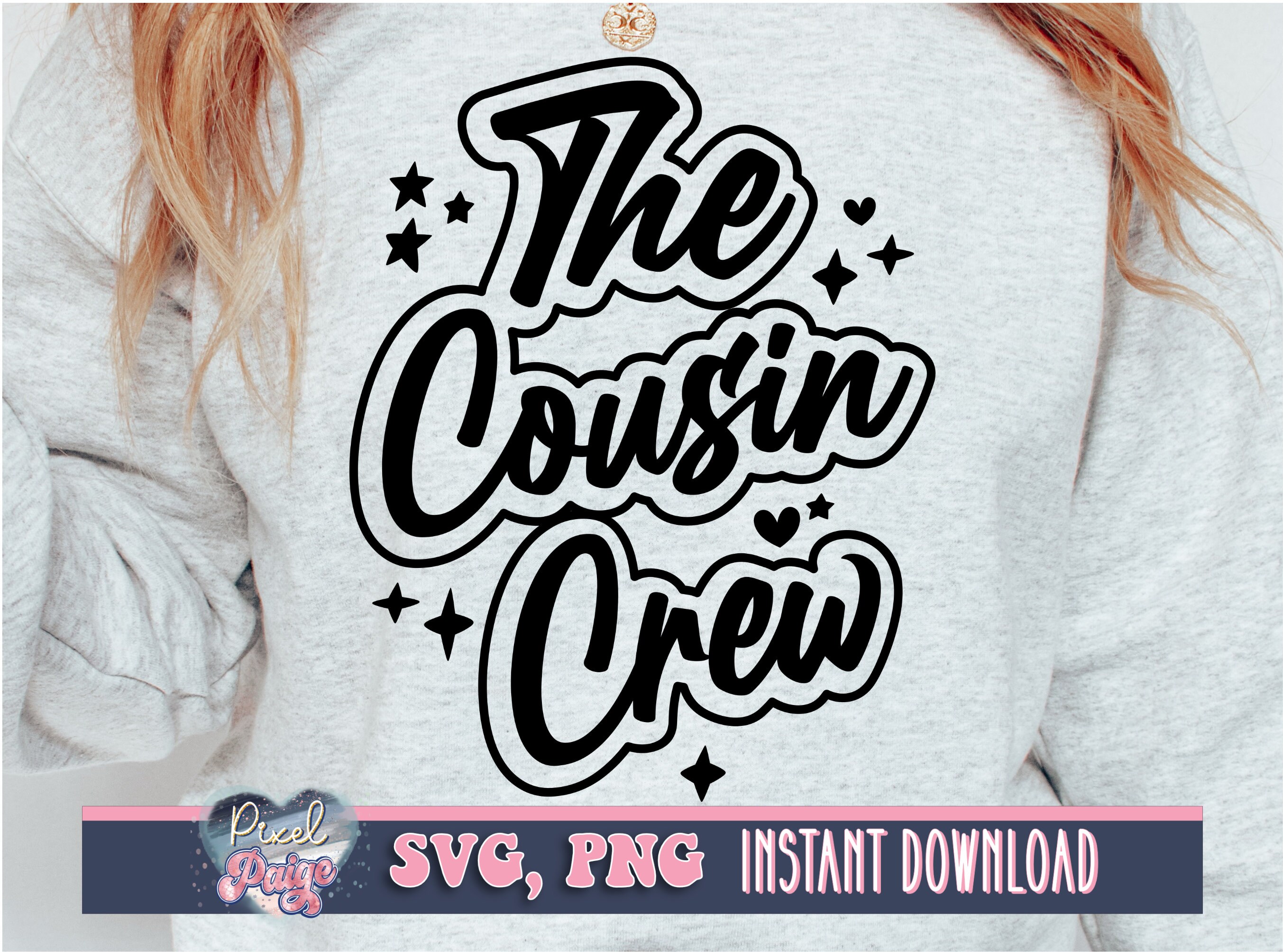 The Cousin Crew Svg, the Cousin Crew Png, Cousin Squad, Family Cousin ...