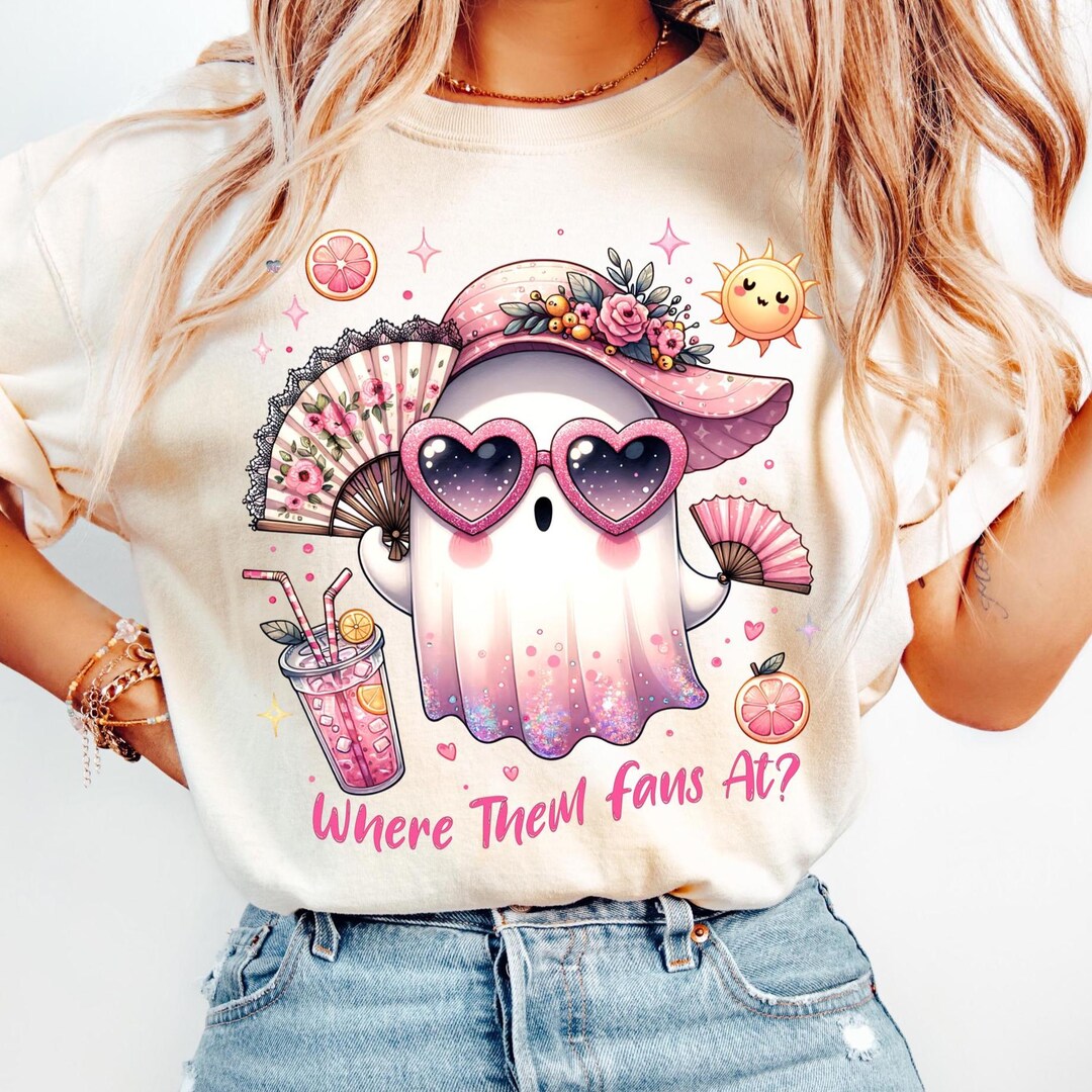 Sassy Ghost Summer PNG Where Them Fans at Funny Ghost Clipart Cute ...