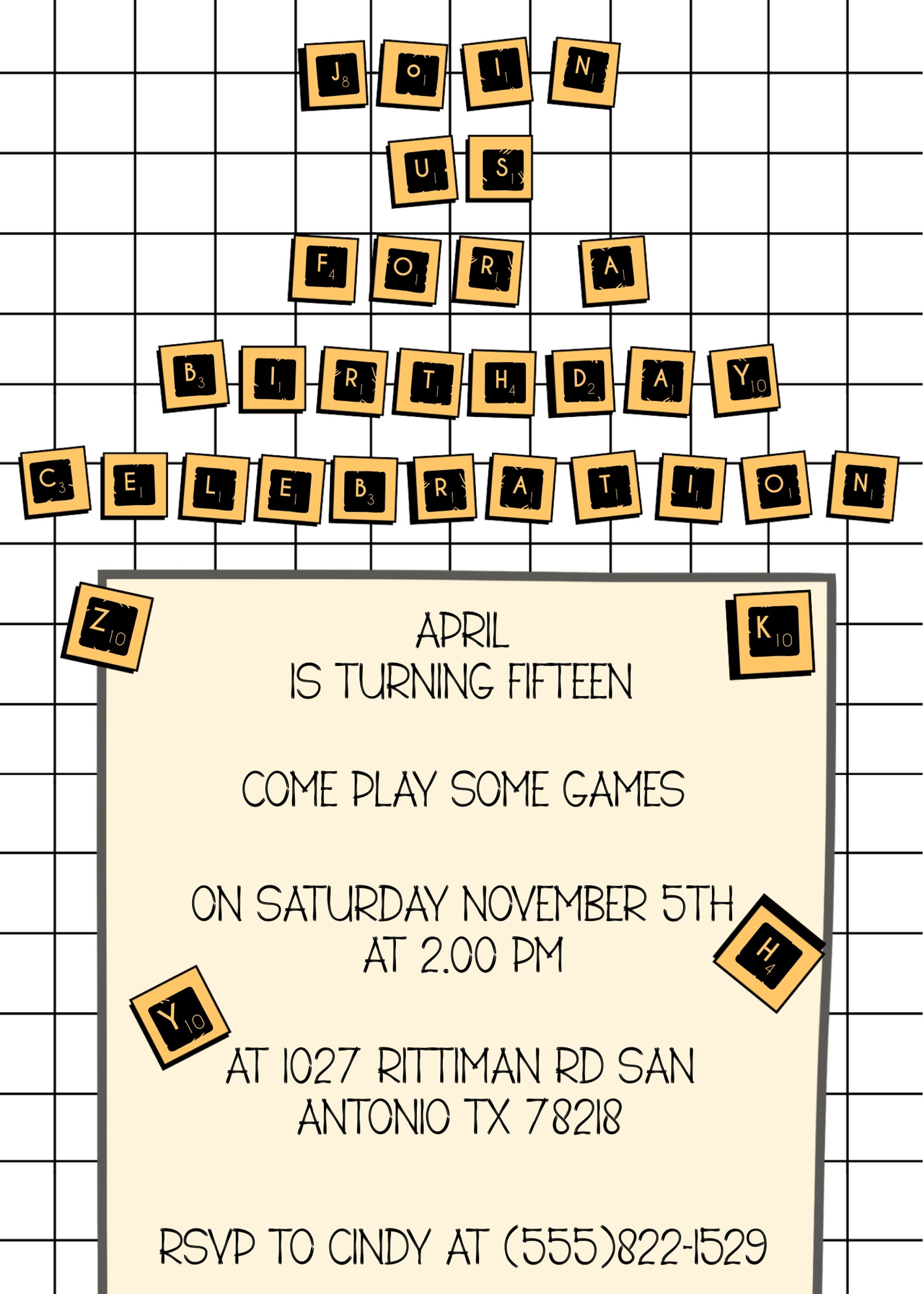 Editable Board Game Themed Birthday Party Invitations With - Etsy