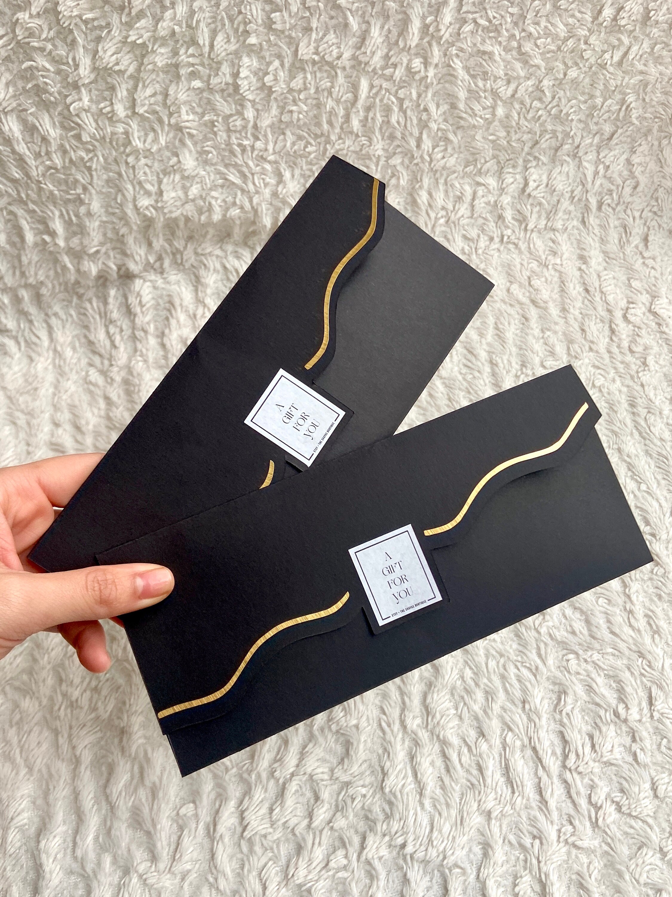 Pochette Cadeau billets, ticket, chèque Enveloppe, emballage pour ...