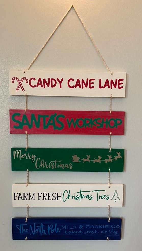 Holiday Directional Signs - Etsy