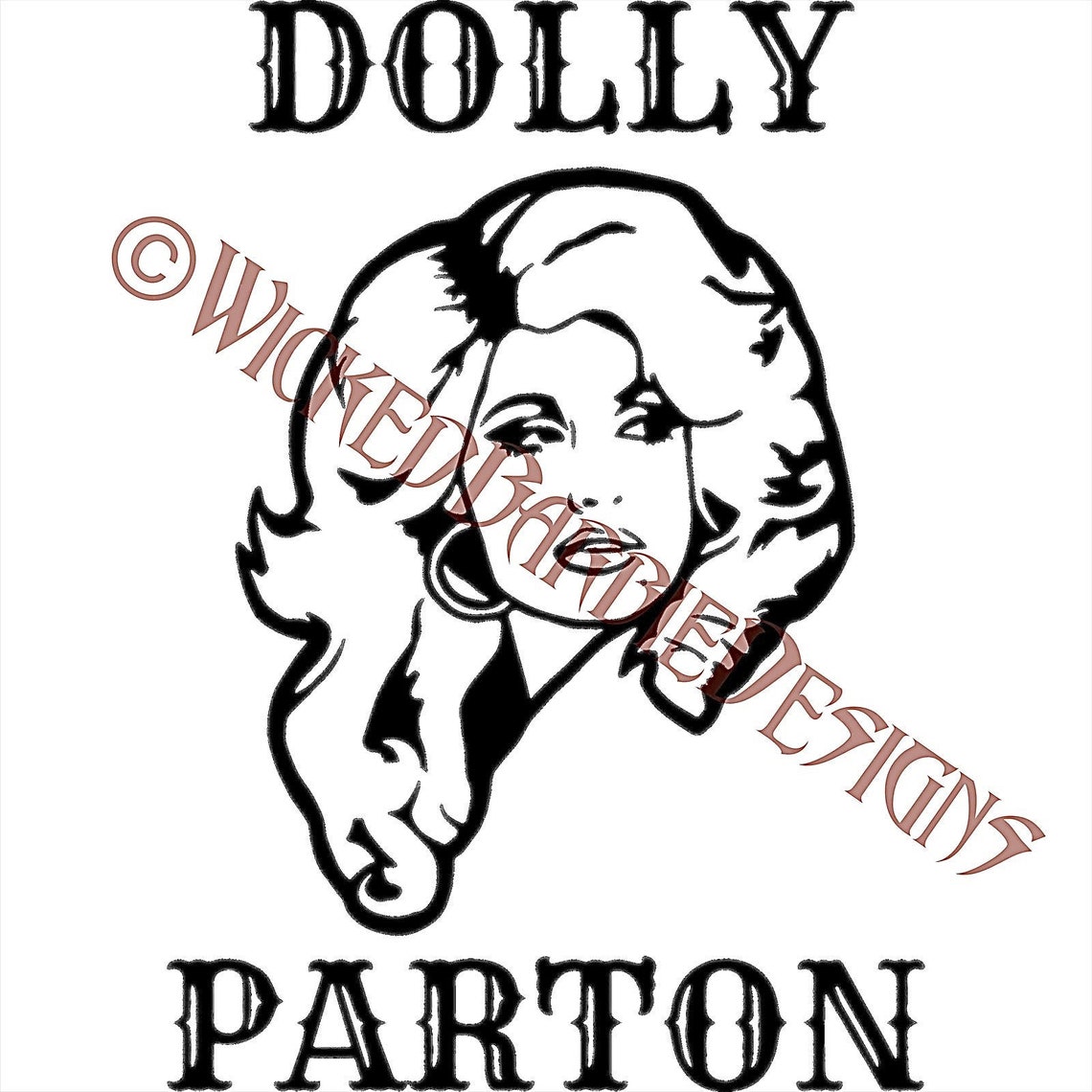 Dolly Parton SVG/PNG Digital File Trio - Etsy UK