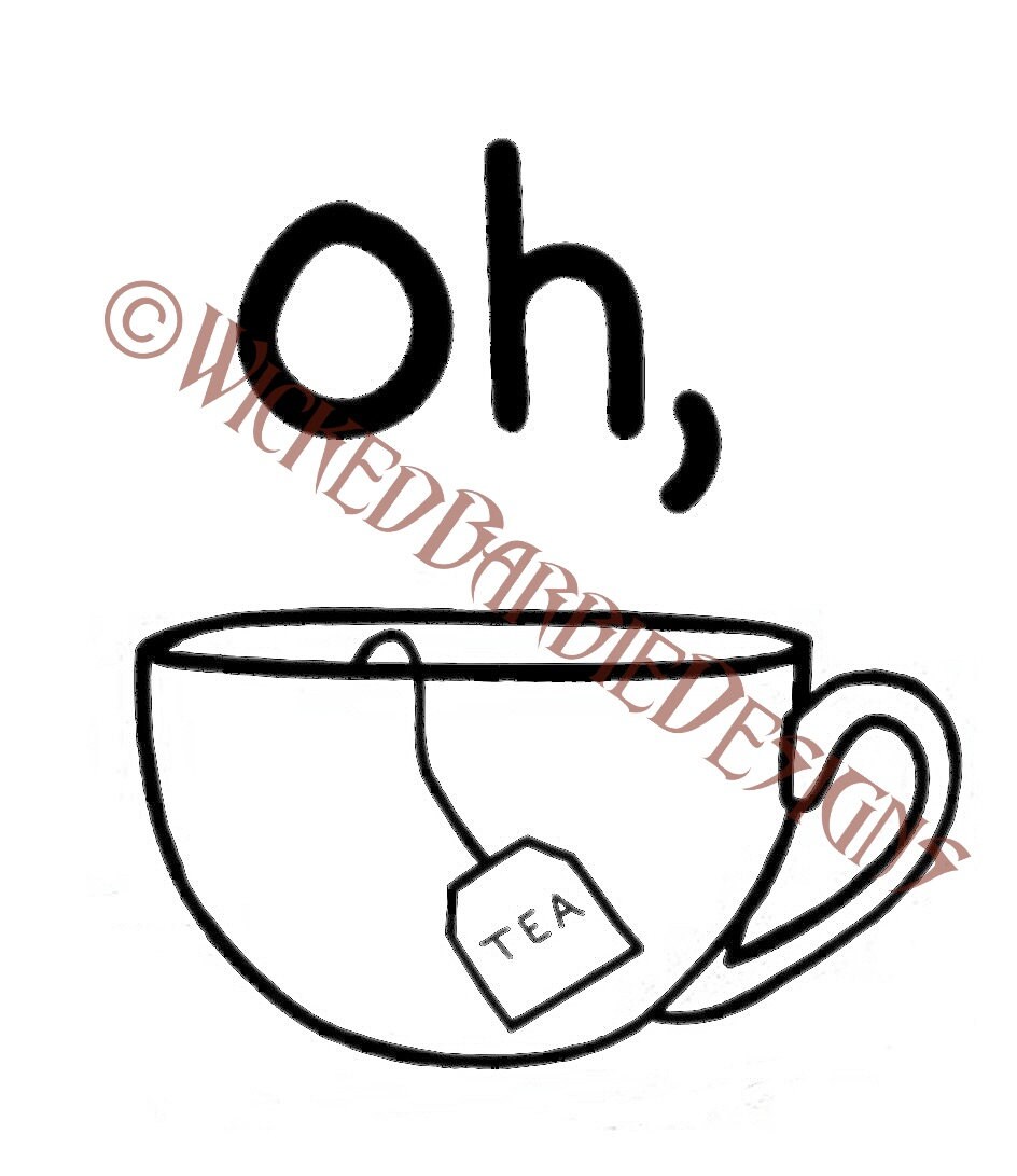 Occupational Therapy Oh Tea SVG/PNG File - Etsy