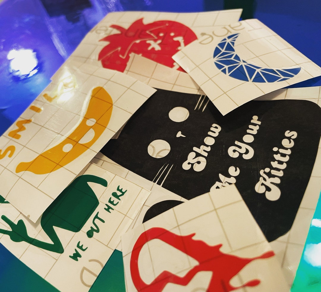 Aesthetic Sticker Bomb Pack! 10 Pc Custom Design Vinyl Decals! - Etsy
