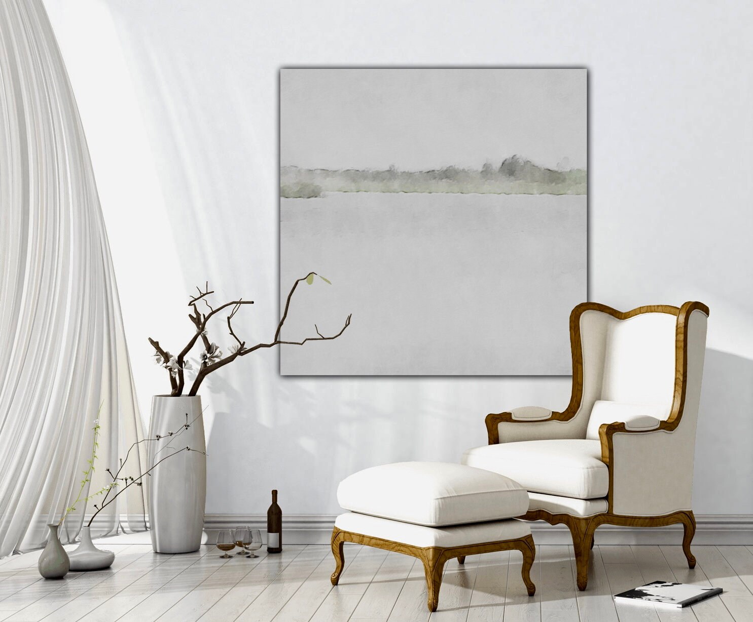 Marsh Abstract Art for Instant Download Landscape Artwork - Etsy