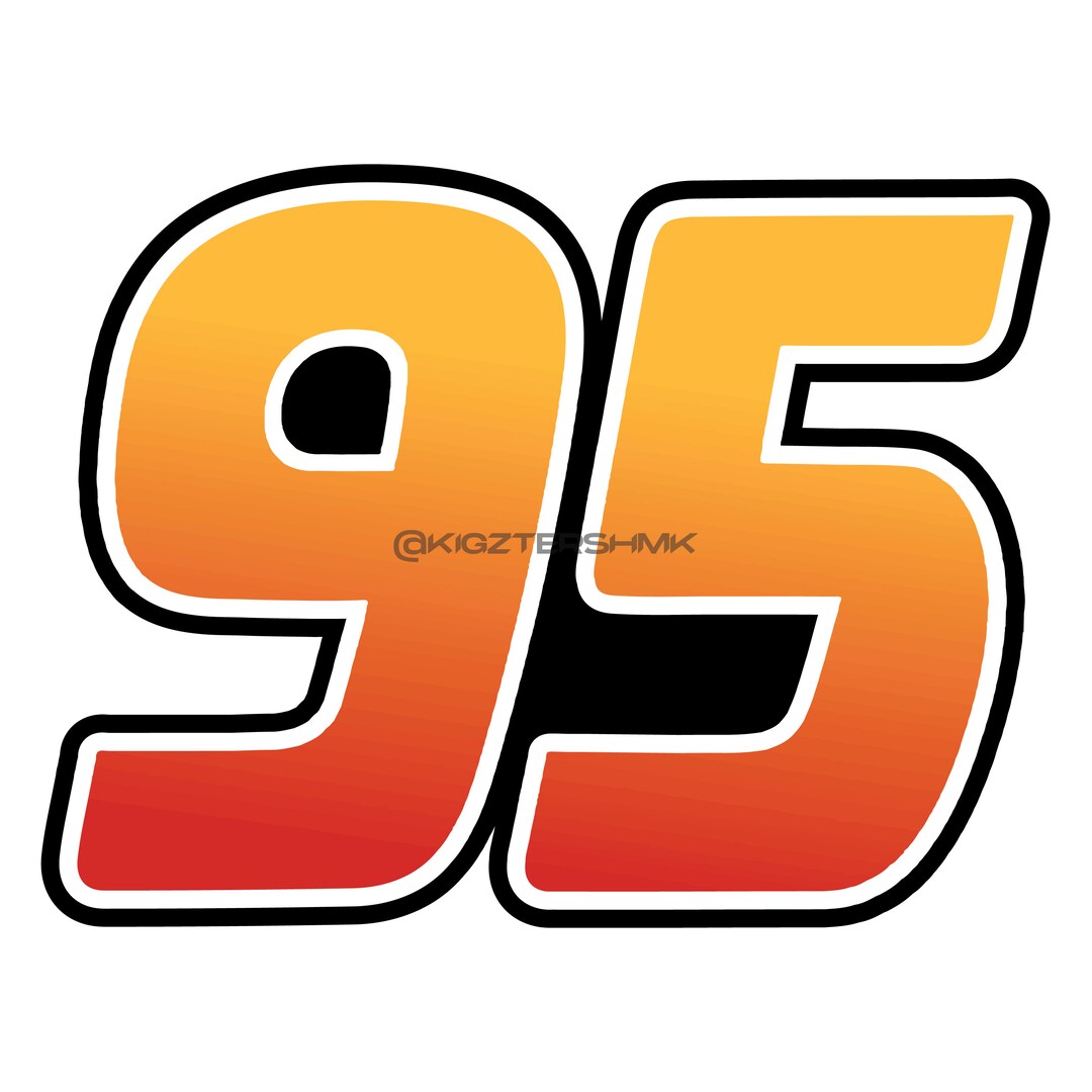 Pixar Cars 95 Sticker/decal (decoration) (PDF/PNG) - Etsy Pixar Cars 95 Sticker/decal (decoration) (PDF/PNG) - Etsy