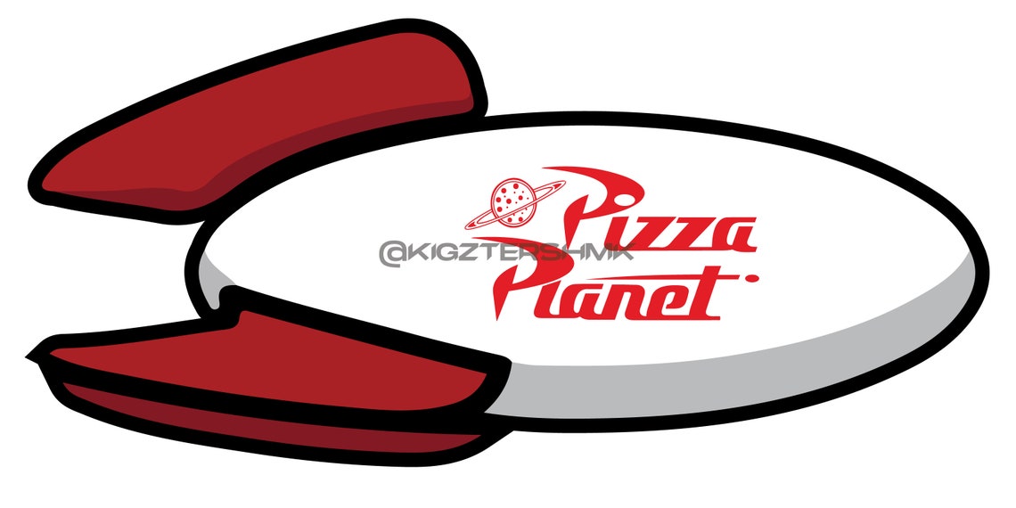 Pixar Toy Story Pizza Planet Truck & Rocket Sticker/decal (decoration ...