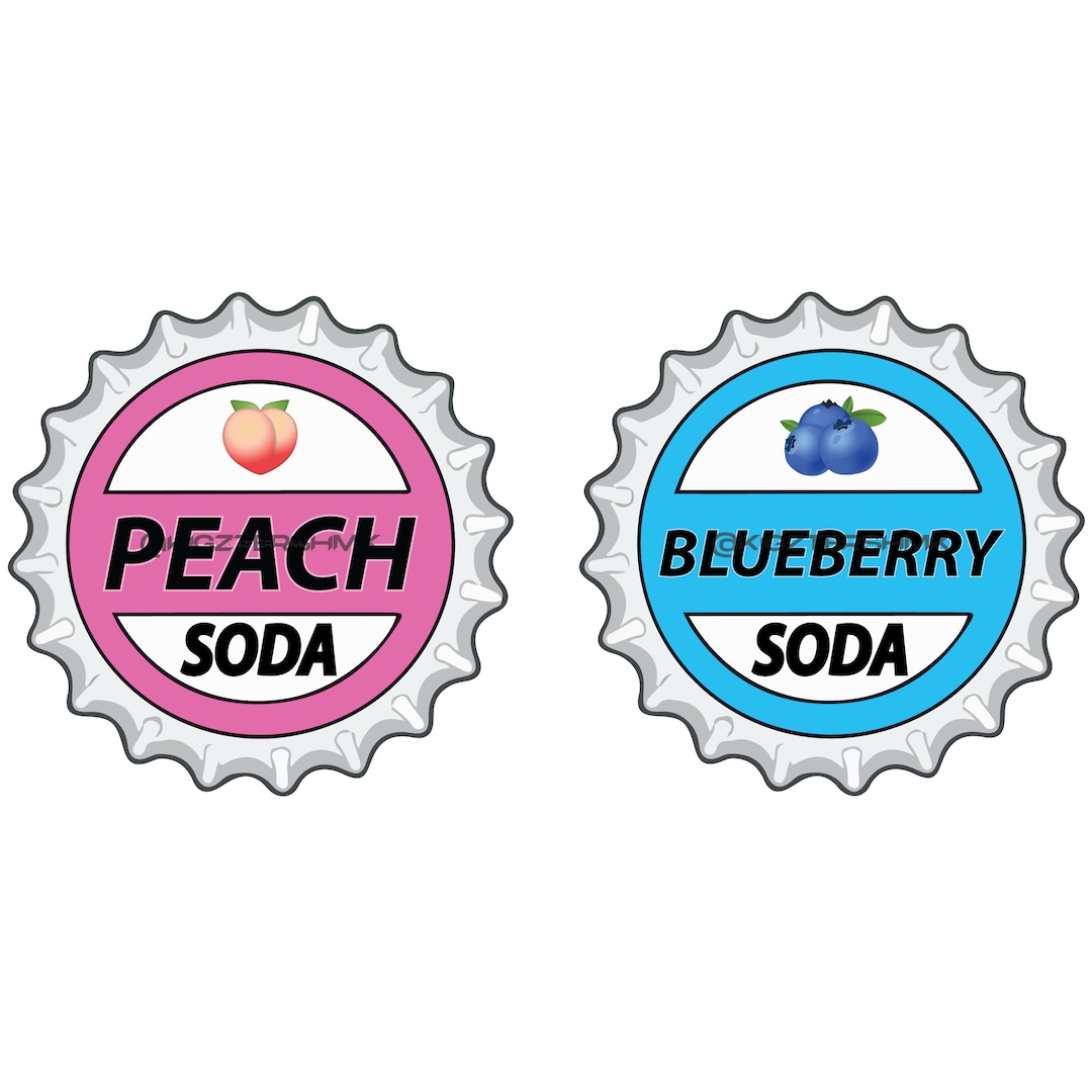 Pixar UP Peach & Blueberry Soda Pins Gender Reveal Sticker/decal ...