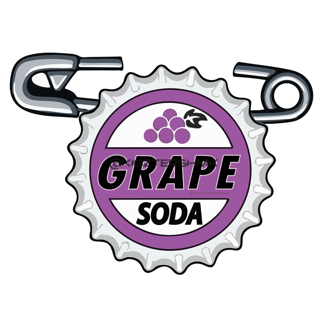 Pixar UP Grape Soda Pin Badge Carl & Ellie Sticker/decal (decoration ...