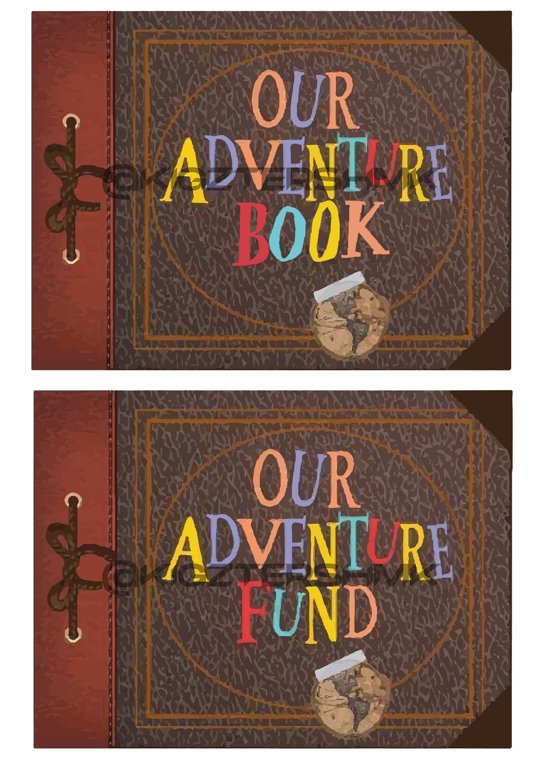 Pixar UP "our Adventure Book/fund" Sticker/decal (decoration) (PDF/PNG ...
