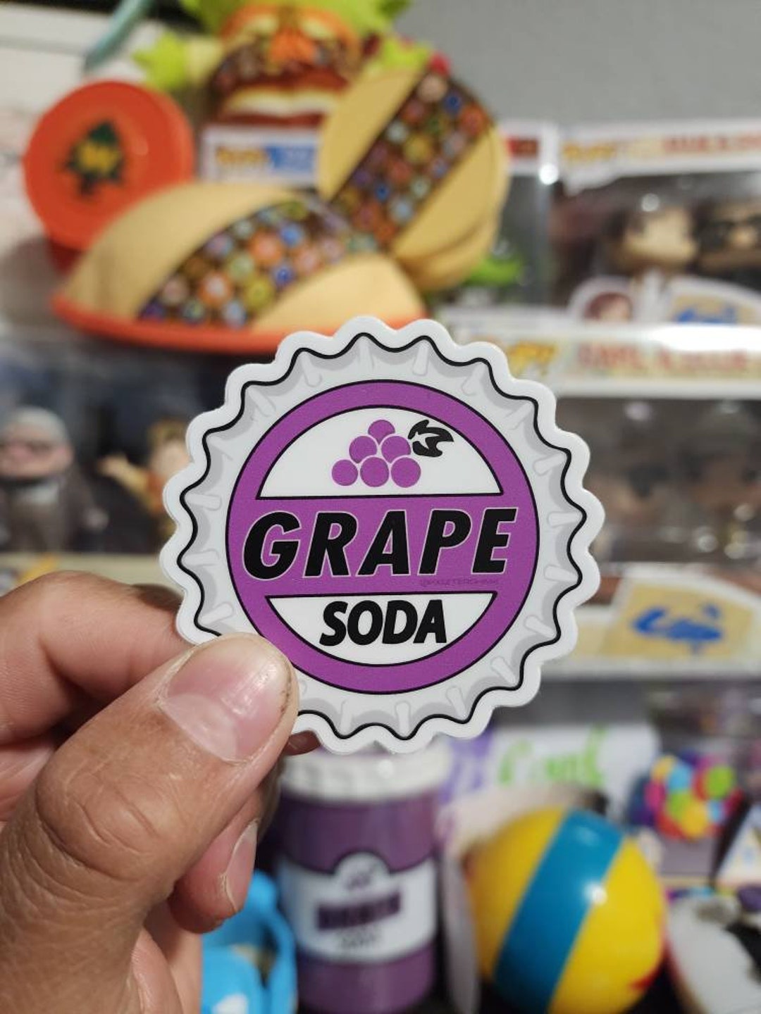 Pixar UP Grape Soda Sticker/decal (2 In.) - Etsy