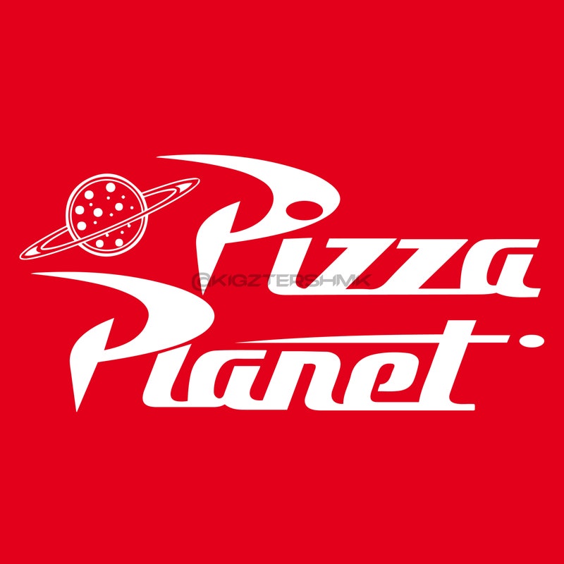 Pizza Planet Logo - Etsy