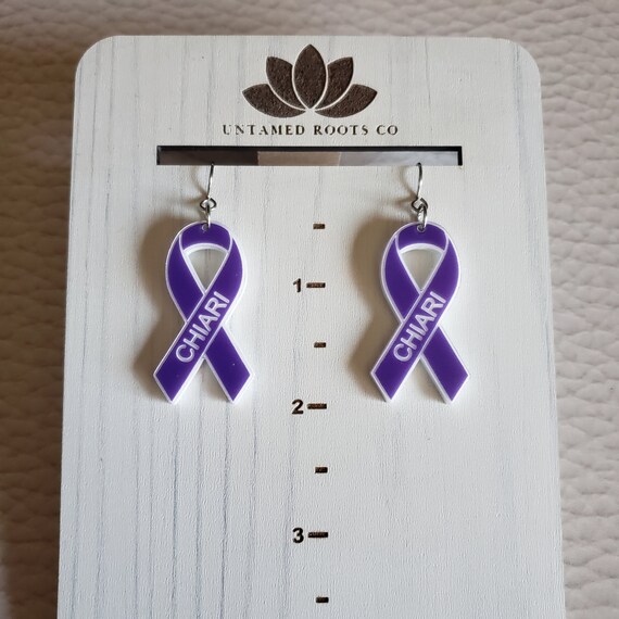 Purple Awareness Ribbon Chiari